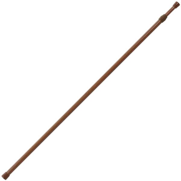 【商品概要】サイズ： M 巾70〜119cm×1.7cm材質：スチール・PVC樹脂中国製両サイドのキャップは取り外し可能耐荷重：約2.0kg ※使用場所の条件により不可能の場合があります。【商品説明】お部屋を傷つけずに設置できるから賃貸住宅...