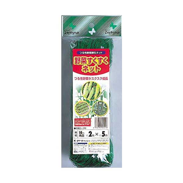 【商品概要】特徴 : インゲン、エンドウ、サヤエンドウ、にがうりなど、つる性植物の誘引に。特徴 : 四隅ロープ付。【商品説明】きゅうりやインゲン、さやえんどう、ゴーヤ等つるもの野菜の栽培に最適。角目１０ｃｍで扱いが簡単。切ってもほつれないの...