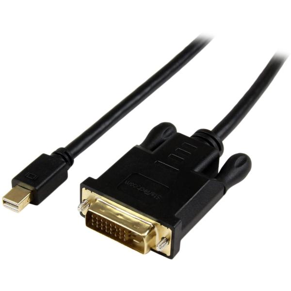 【商品概要】Mini DP - DVIケーブル:Mini DisplayPort 1.2(HBR2)- DVI-D(デジタルオンリー)シングルリンク変換ケーブル(1.8m)でDVIディスプレイに接続。1080p 60Hzまたは4K30Hz(...