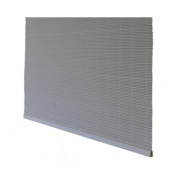 【商品概要】原産国:日本遮光率:約85%、UVカット率:約75%付属品等:吊り下げフック2個付き。注意:巻上器はついておりません。【商品説明】説明風を通して、風景を取り入れる。そんな日本の家にピッタリなすだれです。(br)適度な遮光性と、通...