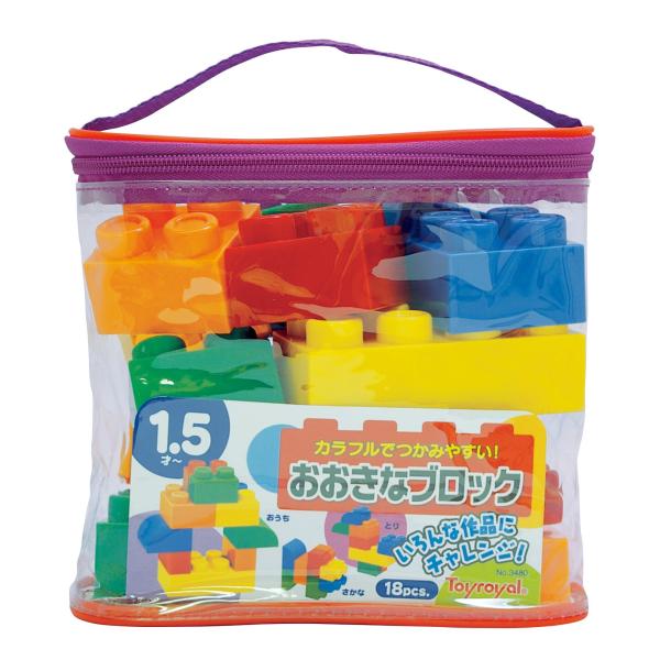 【商品概要】主な製造国 :中国対象年齢 :2才以上【商品説明】説明【1.5歳からの初めてのブロック遊び】大きなパーツで握りやすく組みやすいので初めてのブロック遊びに◎おうちやおさかな、とりなど様々なものを作って発想力や創造力を育みます。【軽...
