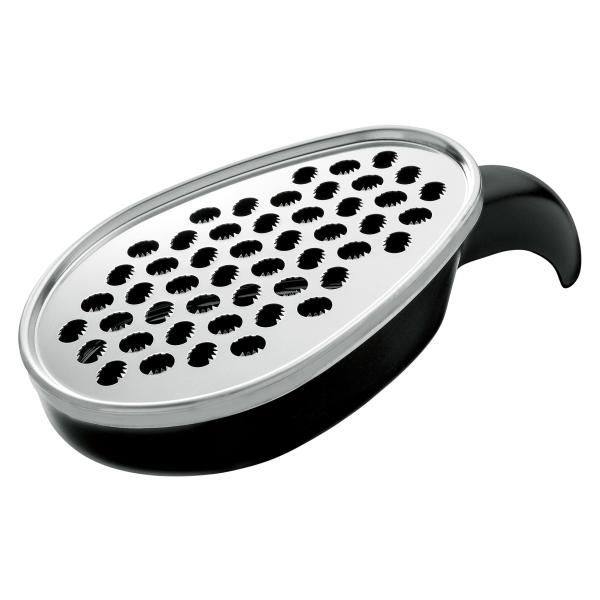 【商品概要】サイズ:210×110×57mm重量:151g材質:(本体)ポリプロピレン、(刃部)ステンレス鋼、(滑り止め)CBRゴム生産国:日本粗いおろしはみぞれ鍋など、細かいおろしは焼き魚、天ぷら等に【商品説明】【商品詳細】ブランド：下村...