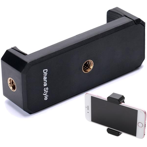 【商品概要】iPhoneシリーズ や Android機種 各種 スマートフォン に対応する アタッチメント ブラケット ホルダー：クリップ式で簡単に装着・取り外しが可能、側面と背面の2か所にネジ穴 (三脚穴) がありスマホをホルダから取り外...