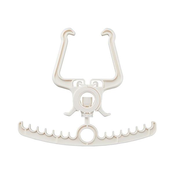 【商品概要】本体サイズ:約W24.5xD2.1xH21cm耐荷重:約3kg生産国:日本素材:ポリプロピレン、ポリアセタール【商品説明】部屋の中の様々なところに取付けて、快適な部屋干しをサポートします。カモイやナゲシ等に取付けて、洗濯物や小物...