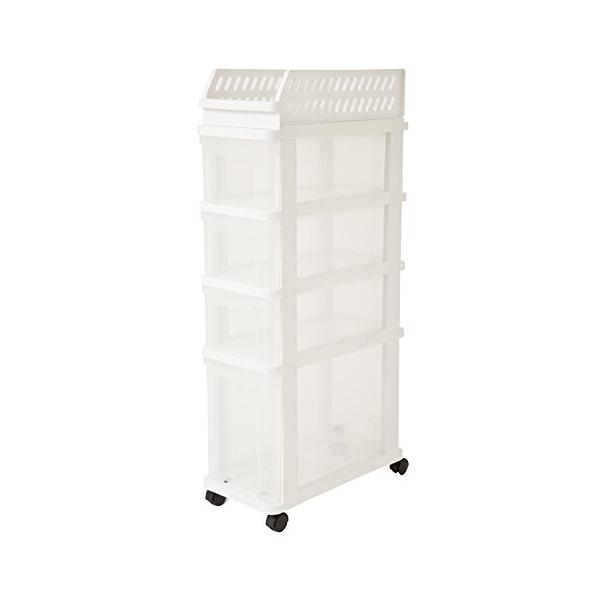 【商品概要】サイズ:縦47.5×横24×高さ99.3cm主材:ポリプロピレン・ポリエチレン【商品説明】説明キッチンやランドリーのすき間への収納ができます。キャスターがついて便利です。組立時間の目安/約5分【商品詳細】ブランド：木本化学工業商...