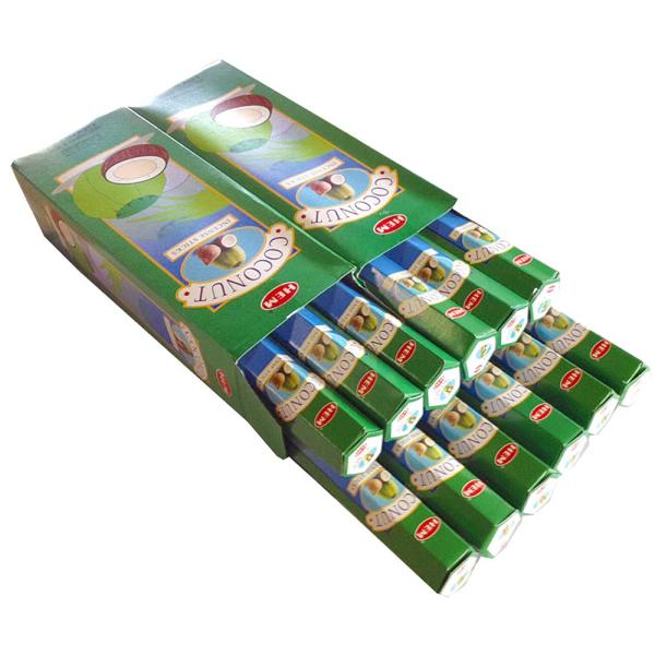 【商品概要】商品サイズ (幅×奥行×高さ) :95x120x260原産国:インド内容量:約20本入りx12箱【商品説明】【商品詳細】ブランド：FIAHNG商品種別：ホーム＆キッチン商品名：HEM ココナツ 12個セット製造元：ユーインターナ...