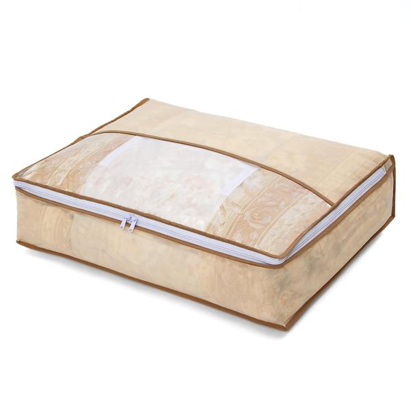 【商品概要】【商品仕様】:本体サイズ/約幅65×奥行50×高さ15cm、内容/1枚、カラー/ベージュ、材質/ポリプロピレン・ポリエチレン、収納目安/シングルサイズの羽毛布団1枚【簡単コンパクト収納】軽圧縮なので羽毛を傷めにくく、ふかふか感や...