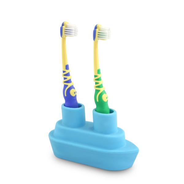 【商品概要】4.5×10.5×6サイズ:4.5×10.5×6cm素材:シリコン樹脂【商品説明】【商品詳細】ブランド：J.M.E.商品種別：歯ブラシスタンド商品名：J-me ボートハブラシホルダー ライトブルー 127286製造元：j-me商...