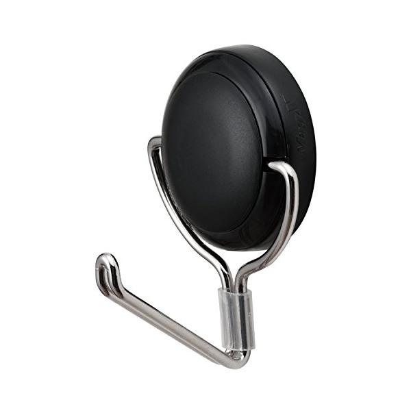 【商品概要】【特長】ズレ落ちにくい「すべりどめシートR-FIX」採用【耐荷重】約6kgf ※天吊りの場合約5kgf【フック長さ】4cm【製品サイズ】幅66×高さ128×奥行46mm【使用前のご注意】マグネット面の保護フィルムをはがしてからご...