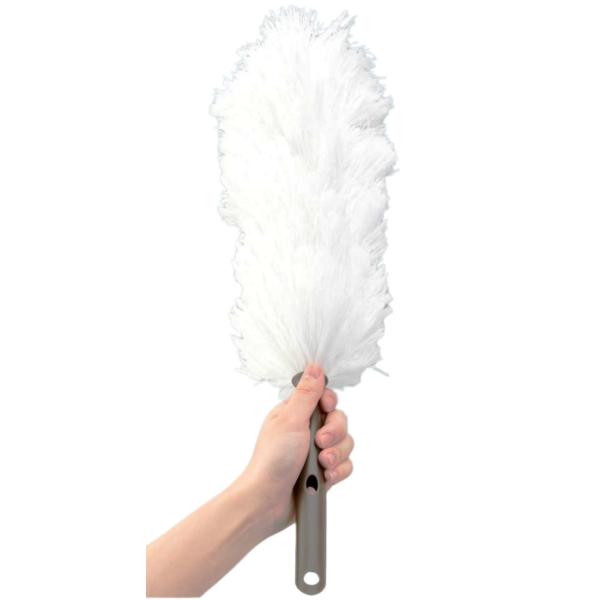 【商品概要】【サイズ】W100×D100×L520mm【材質】ハンドル部： PP。ヘッド部：PP、マイクロファイバー、導電性繊維、スチール、TPR【生産地】中国【特徴】導電性繊維がホコリの付着する原因である「静電気」を除去するダスターです。...