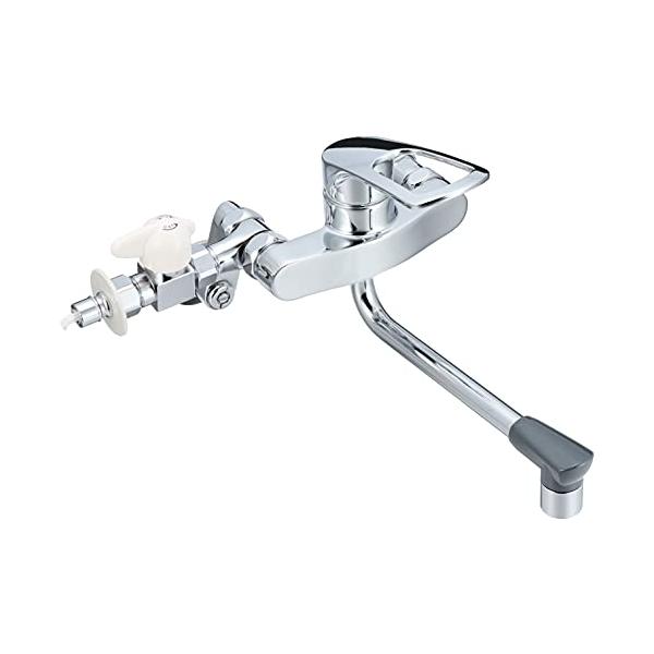 【商品概要】原産国:日本材質:青銅【商品説明】湯・水の分岐ができる混合栓食器洗い機などの給水ホースがワンタッチで接続可能今までよりもさらに『エコ&amp;節約機能』にこだわった水まわりシリーズお水の出る範囲を広げ、お湯のムダ使いを防ぐお湯と...