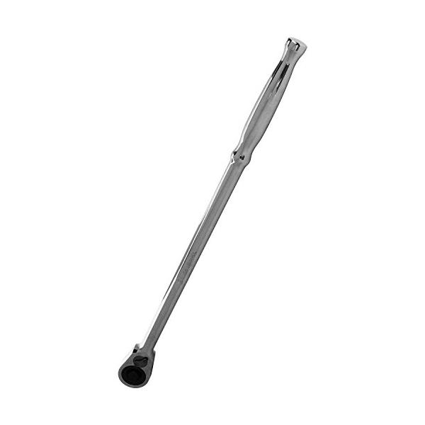 【商品概要】差込角:12.7mm全長:380mmギア数:72山送り角度:5度材質:クロームバナジウム鋼【商品説明】大きなトルクを掛け易く、固着したボルトも楽に緩めることが可能【用途】ボルト・ナットの締め付け、緩め作業【特徴】・耐久性に優れた...