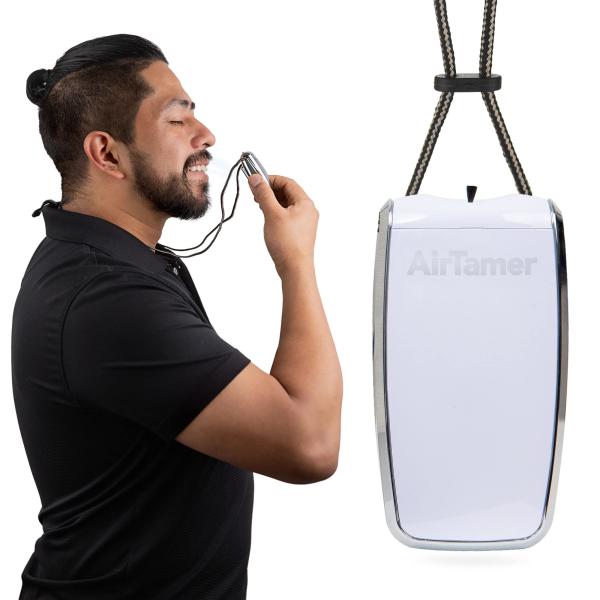 【商品概要】BREATHE CLEANER SAFER AIR: The AirTamer A320W is the leading personal air purifier on the market using cutting-edg...