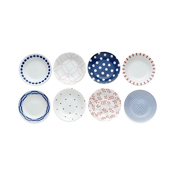 【商品概要】約径12.3cm×2.3cm素材・材質:磁器和と洋がマッチしたカラフルな取皿です。パーティーなど人が集う時に便利です。小皿以外は商品ではありません。梱包サイズ:14.0cm×13.5cm×11.0cm【商品説明】和と洋がマッチし...