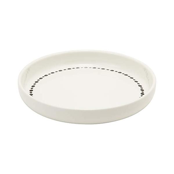 【商品概要】サイズ:(約)19.5×H2.8cm本体重量:(約) 520g素材・材質:磁器生産国:中国備考:電子レンジ対応(1000W)・家庭用食器洗浄機対応【商品説明】甘くなりがちな水玉を、ライン使いすることで、さわやかな印象になっていま...