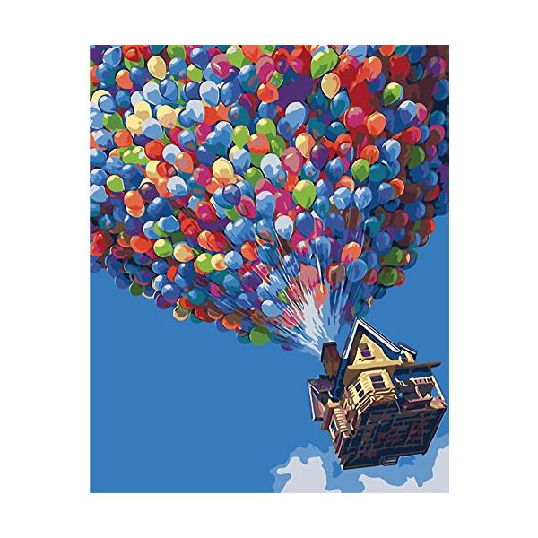 【商品概要】サ イ ズ：40cm×50cm セット内容：キャンバス、エコアクリル絵具、絵筆（3本）、金属フック（ネジ付）。日本の製品マニュアルはありません。絵を描いてる間、リラックスできて、自由時間にストレスを軽減するのに役立ちます。子ども...