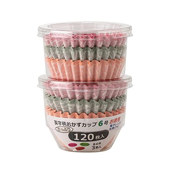 【商品概要】本体サイズ（1枚あたり）：底径4×高さ3cm素材：PET樹脂・紙生産国：日本耐熱温度：170℃電子レンジ対応【商品説明】●英字柄でお弁当をオシャレに演出します。●ひとつのカップに3柄入っています。●洋風料理にぴったりです。●迎春...