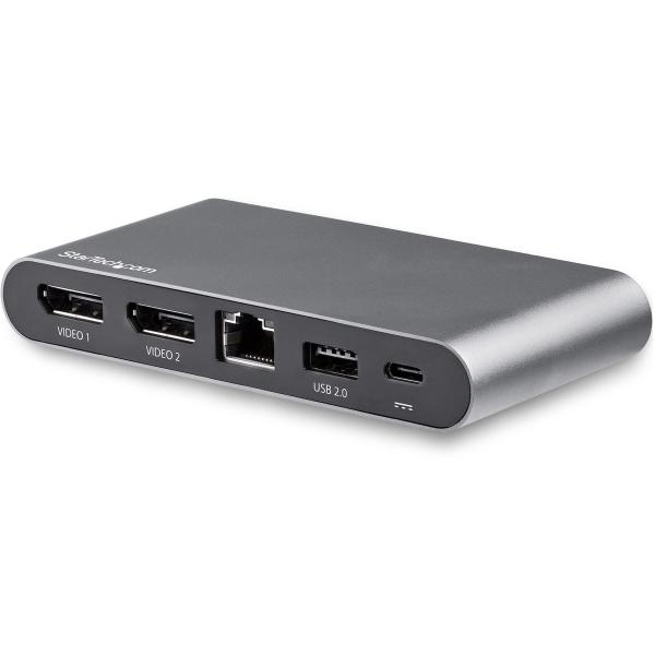 【商品概要】USB-C接続デュアルディスプレイ対応:DisplayPort出力(デュアル4K/30Hzまたはシングル4K/60Hz)、2ポートUSB-Aハブ(USB 3.0/3.1 Gen 1 5Gbps)、ギガビットLANポート、100W...