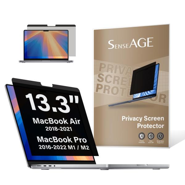 【商品概要】【プライバシー強化】視野角が+/- 30度というこのプライバシーフィルムは、正面から見た時は画面が明瞭に見えますが、隣席などからの覗き見を効果的にブロックします。カフェやファミレス、移動中の飛行機や電車、新幹線での作業や、取引先...