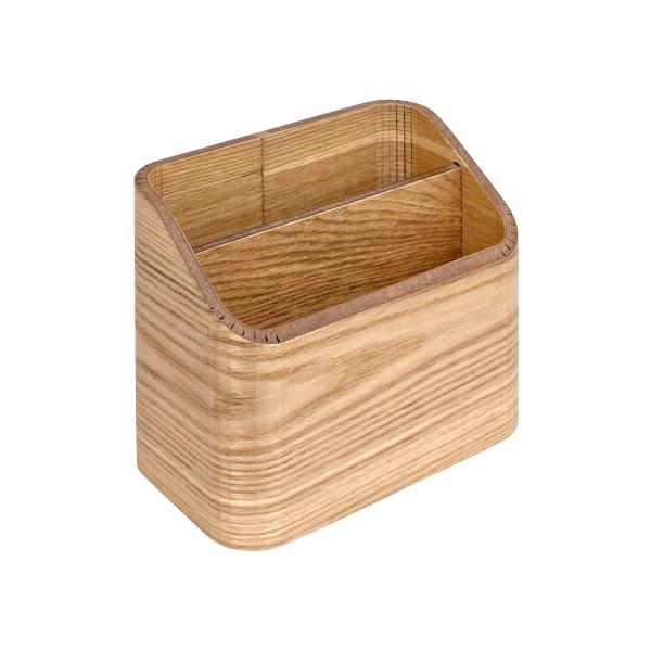 【商品概要】サイズ:140 x 85 x 120mm 素材:タモ突板 インテリア雑貨 MOKUREN Series高級材の雰囲気を楽しむ小物収納インテリア。家具高級材で知られるタモ天然木を小物インテリアに使用しました（突板仕様）。美しい木目...