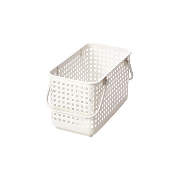 【商品概要】サイズ:約幅27.7x奥45.5x高26.8 cm本体重量:約850g材質:本体/ポリプロピレン生産国:日本バイオマスプラスチック配合積み重ねて使用可能棚やカラーボックスの収納にも便利水洗いOKお手入れ簡単【商品説明】シーンによ...