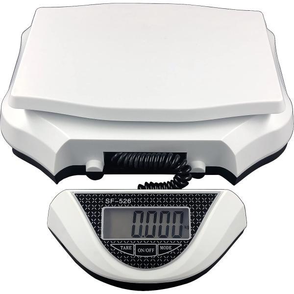 【商品概要】このデジタル台秤は30kgまで測れます。最小表示単位は1gです。台所での料理用から、郵便物の計測、荷物の計商品の計測等小さいものから大きなものまでこの一台で重量がはかれます。体積の大きなものを計ろうとすると、表示部が測定物で隠れ...