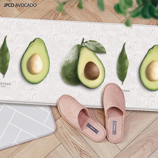 【商品概要】[ユニークで豪華で癒しのカラーデザイン] - この登録済みのアボカドデザインのグリーンカラーセラピーは、あなたの心を精神的に癒すだけでなく、このデザインマットはあなたのキッチンをより明るく美しくゴージャスな装飾します。[各種5サ...