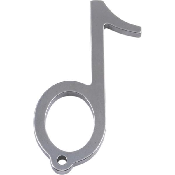 【商品概要】生産国：イタリアブランド：MEPRA（メプラ）サイズ：縦8cm、横5cm、厚み5mm、キーホルダー用穴直径4mm重量：本体41g、パッケージ全体85g材質：ステンレス18-10、PVDチタン・抗菌イオン加工【商品説明】【商品詳細...