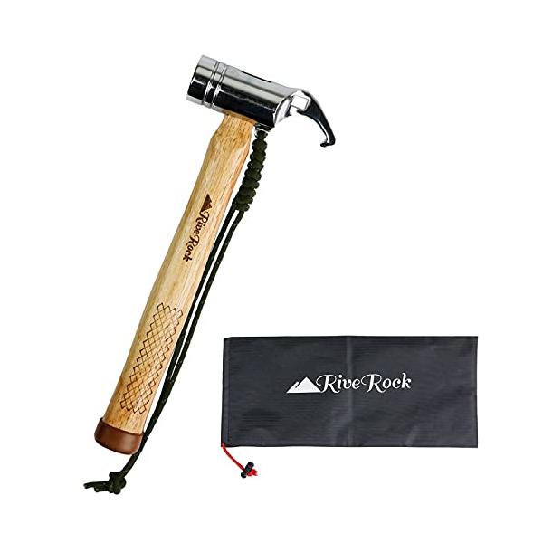 【商品概要】設営、撤収には、しっかりとしたペグハンマーが不可欠です。固い地面や鍛造ペグ、鋳造ペグに対応するには適度な重量のあるハンマーが必要です。高強度炭素鋼ヘッドの為、硬度が高くガンガン打ち込めます。直径３．３ｃｍあり確実にペグを捕らえま...