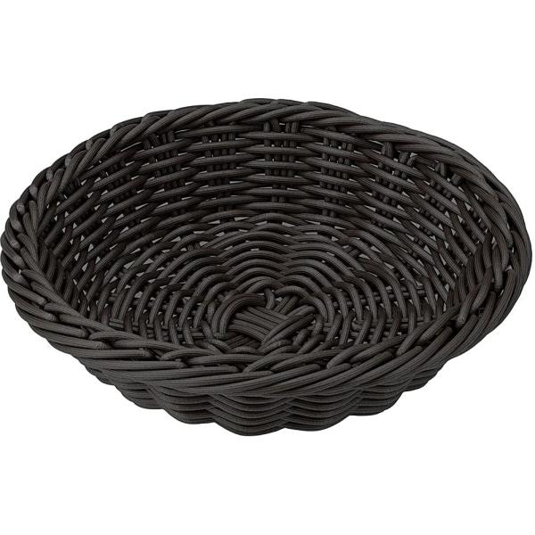 【商品概要】サイズ:約18×18×4cm材質:ポリプロピレン原産国:中国【商品説明】【商品詳細】ブランド：トーダイ(Todai)商品種別：ホーム＆キッチン商品名：トーダイ PPラタン 丸型バスケット 薄型18型 ブラック RO-271-BK...