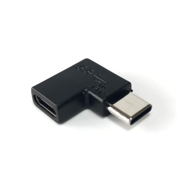 【商品概要】L型 USB3.1Gen2(10Gbps) タイプC (メス) - タイプC (オス) 方向転換アダプタ56kΩ抵抗 (56kレジスタ)搭載USB3.1Gen2(USB3.2Gen2)10Gbps対応※高速通信をする場合はお使い...