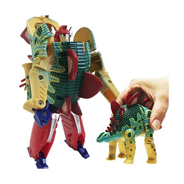 【商品概要】【大人気の変形ロボ！】人気のティラノサウルスとトリケラトプスとステゴサウルスが変形ロボットになって登場しました！恐竜ロボに隠された驚きの変形ギミックに大興奮間違いなし！【本物そっくり！】恐竜の細部までをリアルに再現しました。本物...