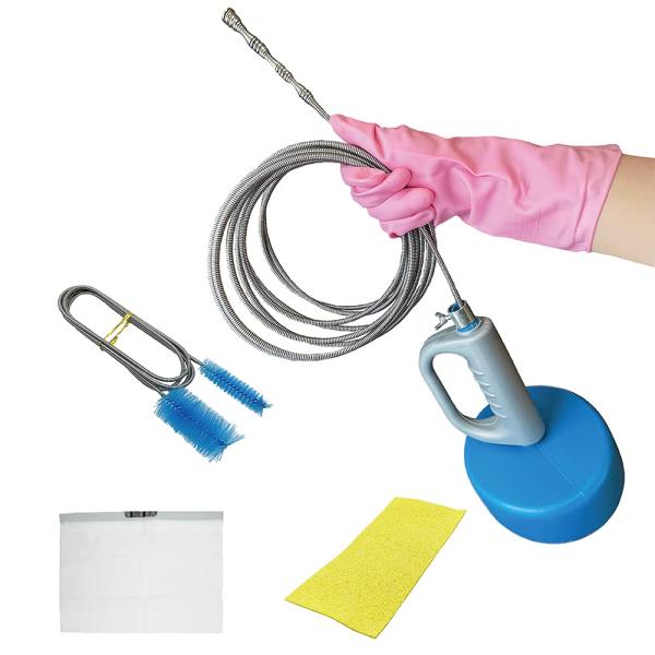 【商品概要】【業者要らず】業者に頼らずに水回りのトラブルを解消できるワイヤー式パイプクリーナー。液体タイプやラバーカップで解消できない詰まりや汚れも、ワイヤーで取り除くことが可能です。【どこでも使える】台所、洗面台、お風呂、トイレ等、どこで...