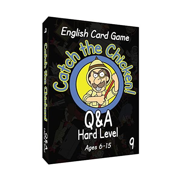 【商品概要】英語カードキッズゲーム　6?15歳対象英会話上達Q&amp;A スタイル子供英会話【商品説明】Want kids speaking English? No worries! Catch the Chicken are a ser...
