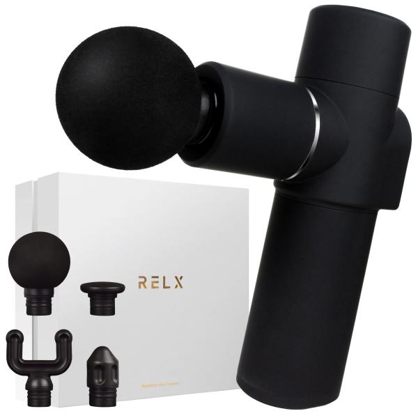 【商品概要】?【整体院長監修】 RELX（リラクス）TOTAL BODY CARE MINIはジムやゴルフなどの運動後や仕事終わりの疲れた足、肩・首などの気になる部位にプロの整体のような本格ボディケアをご体感いただけます。 【超軽量設計】老...