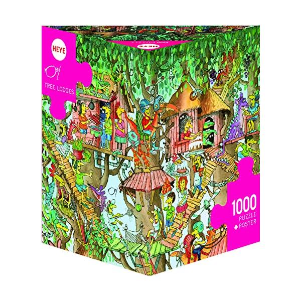 【商品概要】ピース数 : 1000ピース完成サイズ : 50 x 70 cm対応フレーム : F1020Made in Cezch【商品説明】商品紹介ドイツ発のジグソーパズル HEYE PUZZLE ヘイパズル Artist: Korky ...