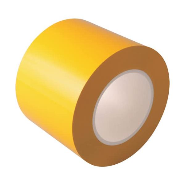 【商品概要】環境に優しいポリオレフィンフィルム仕様です。芯にポリエチレン(PE)を使用しているため発じんしません。クリーンパックではありません。粘着力：12N/10mm・引張強度：50N/10mm屋内用【商品説明】クリーンルーム内の区画表示...