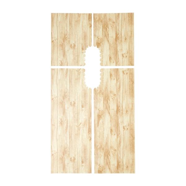 【商品概要】【商品仕様】サイズ/(約)90×170cm(厚み0.3mm)、カラー/オーク柄、材質/表面：塩化ビニル樹脂、裏面：アクリル樹脂、保護フィルム：ポリプロピレン、貼れる面の材質/木質フローリング・塩ビクッションフロア・タイル・硬質塩...