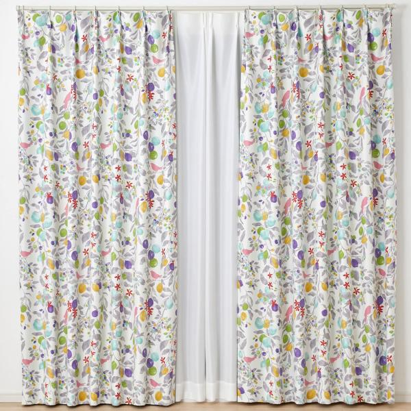 【商品概要】商品:ドレープカーテン仕様:1枚入（両開きでご使用の場合は「2」枚ご購入下さい。仕様:二つ山(1.5倍ヒダ)|Aフック(天井付)|アジャスターフック付|形状記憶加工|タッセル付機能:ウォッシャブル|遮光2級【商品説明】【商品詳細...