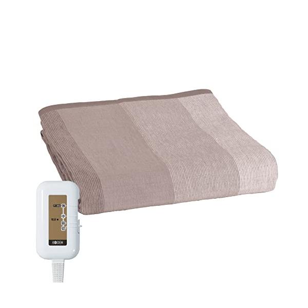 【商品概要】【お肌にやさしい天然素材の綿を使用】肌が直接触れる部分には、お肌にやさしい「綿100%天然素材」を使用しております。触り心地はもちろん、お肌にもやさしい電気毛布です。【省エネ仕様で家計にもやさしい】本製品は、従来品に比べて使用電...