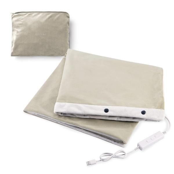 【商品概要】グラフェン素材を使用したカーボンヒーターを採用。当社従来品と比べて全体が均一に発熱するため、温かさを感じやすく、薄くて軽いため身体もフィットしやすいのが特長です。最大温度は約45℃で、寒さがこたえる冬場はもちろん、冷房による冷え...