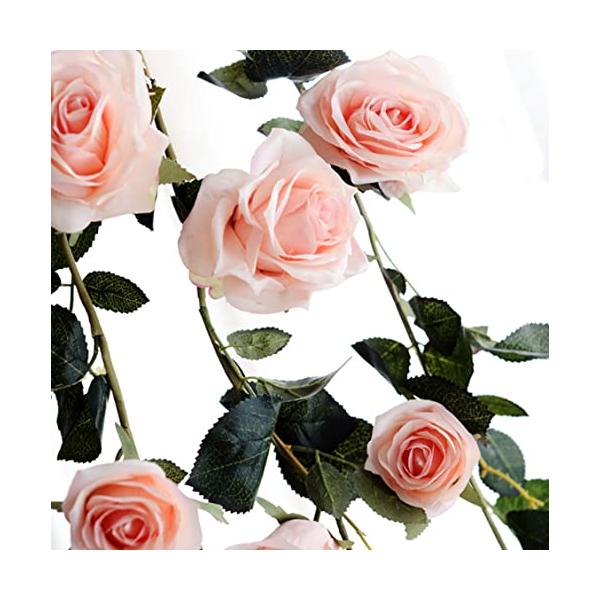 【商品概要】【選べる3色】バラ 薔薇 ローズ ガーランド 造花 販売 ！ シルク フラワー インテリア スワッグ 結婚式 パーティー イベント 飾り付け 装飾 に でどうぞ♪【こんな商品】バラ(造花)のガーランドです。フェイクなのに自然な仕...