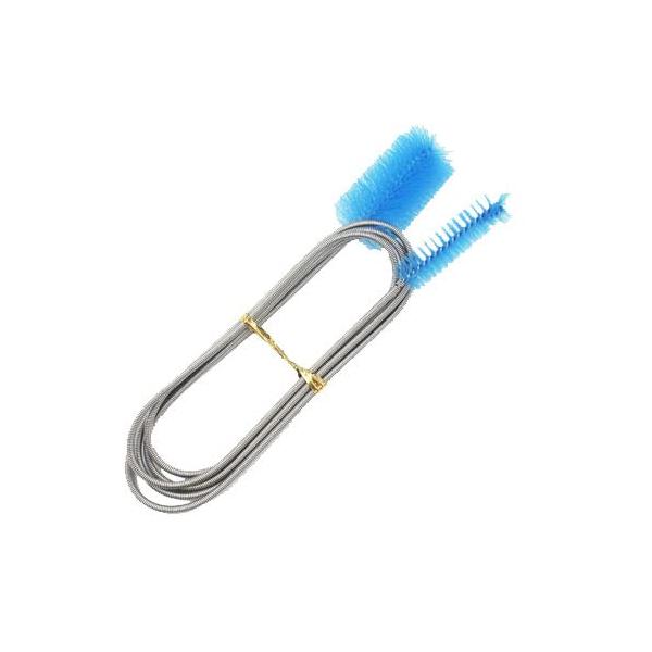 【商品概要】2サイズのブラシでフレキシブルなパイプクリーナー。ステンレス製で錆びにくい。普通のブラシでは届かない場所も掃除可能。排水溝やホース、パイプ、水槽のお手入れに。カラー ブルー【商品説明】・2サイズのブラシでフレキシブルなパイプクリ...
