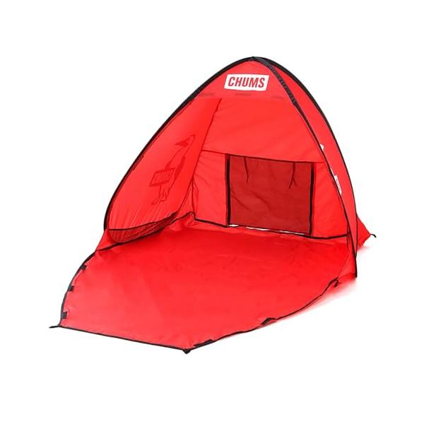 【商品概要】サイズ : H112×W150×D130 (+98) cm・収納サイズ : 直径50cmカラー : レッド素材 : 190Tポリエステル定員 : 2名・仕様 : UVカット機能付属品 : ペグ、収納袋【商品説明】説明アウトドア・...