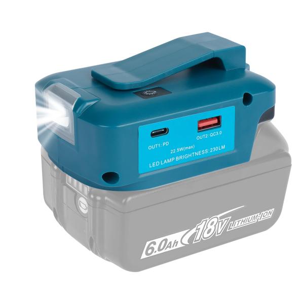 【商品概要】利点１：パワー22.5ｗで高速充電対応できます。自動的に自己消費電力を停止機能があり、無負荷で長時間を使用できます。利点２：USB 高速充電ポート (PD/QC3.0) と DC 12V 3A ポートを備えた、type c端子が...