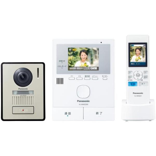 ■商品特徴・玄関子機に電球色のLEDライト（照明用ランプ）を搭載。・留守でも来訪者を録画できる「自動録画機能」搭載。・親機と子機の間の面倒な配線工事も不要。・ワイヤレスモニター子機で家じゅうどこにいても「動画」で来訪者の応対。・窓（ドア）が...