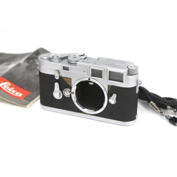 ライカ M3 ダブルストローク シルバークローム ボディ γA2003-2E3 フィルム 35mm カメラ DS レンジファインダー leica ボディ 本体