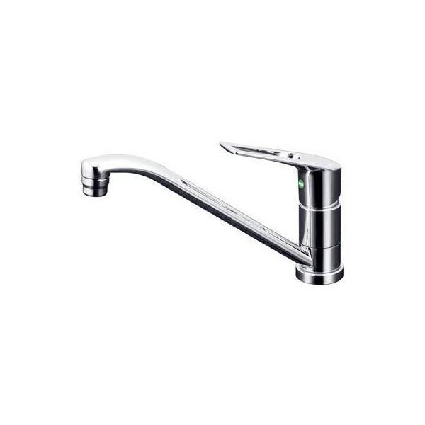 KVK 流し台用シングルレバー式混合栓(eレバー) KM5011TEC キッチン 台所 泡まつ 水道 蛇口 エコ ハンドル