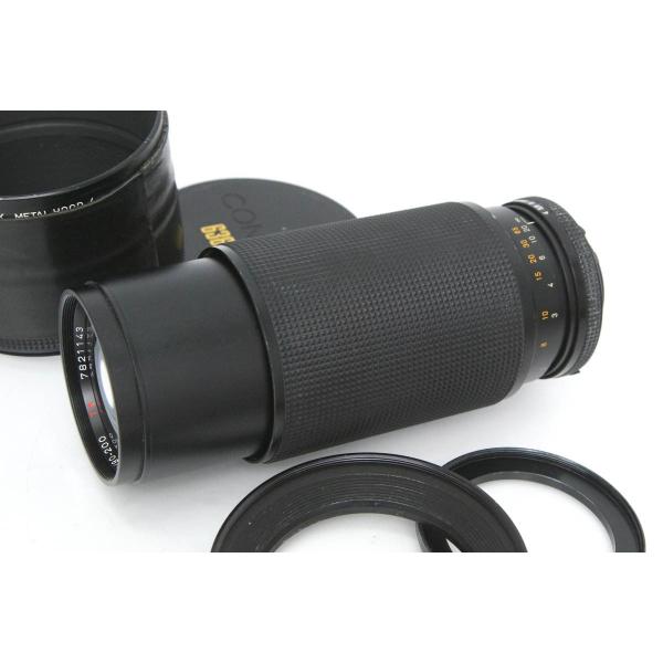 ■商品名コンタックス Carl Zeiss Vario-Sonnar T* 80-200mm F4 (MMJ)■状態お買い得品レンズ内にカビ/くもり/バルサム切れがあります。[外観]全体的に使用に伴うスレや傷があります。[光学]レンズ内にカ...