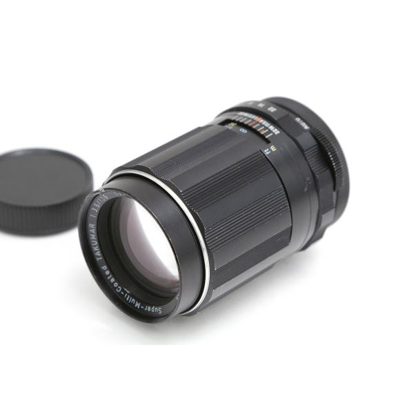 ■商品名ペンタックス Super-Multi-Coated Takumar 135/3.5■状態お買い得品[外観]全体的に使用に伴うスレや傷がありますが中古品としては標準的な品物です。フィルター枠が歪んでおりフィルターを装着できません。[光...